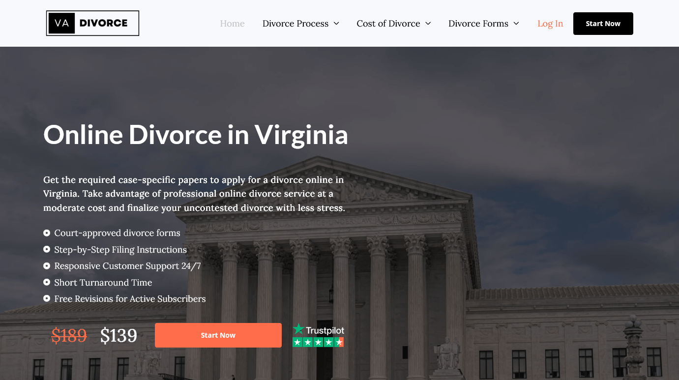 Virginia Online Divorce: Court-Approved Virginia Divorce Forms Online